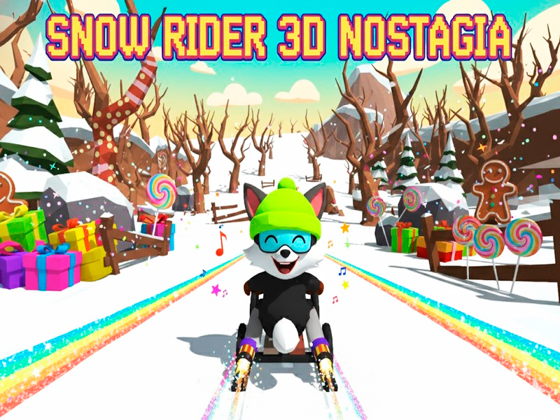 Snow Rider 3D Nostalgia 🕹️ SGameS'te çevrimiçi oyna