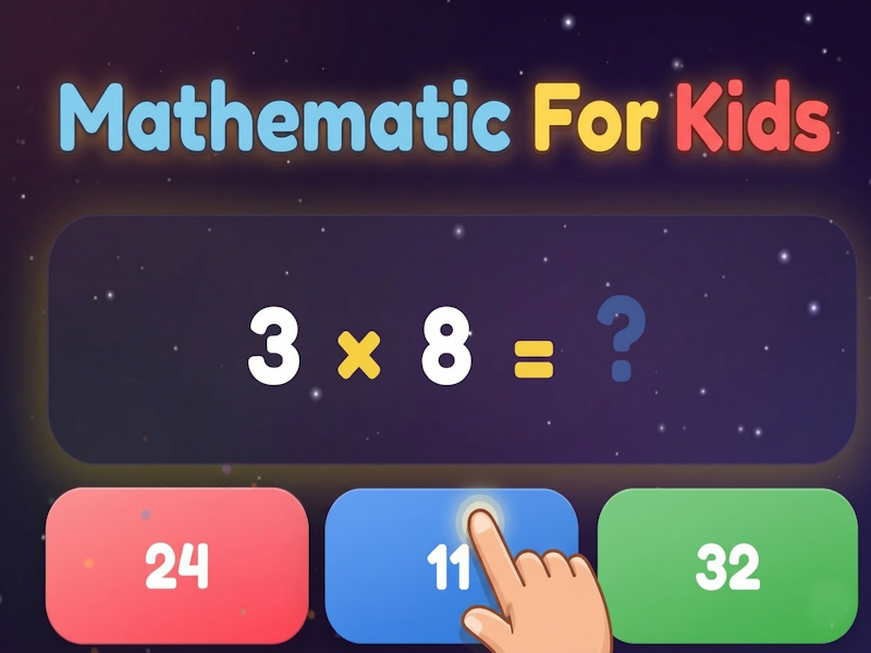 Mathematic For Kids 🕹️ SGameS'te çevrimiçi oyna